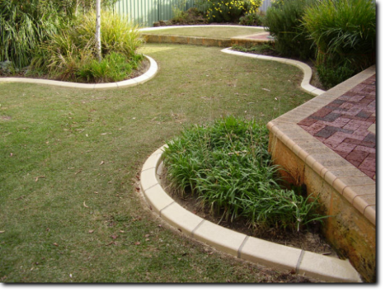 LIMESTONE Glazed Kerbing - Unique Kerbing Glazed Concrete Garden Edging ...